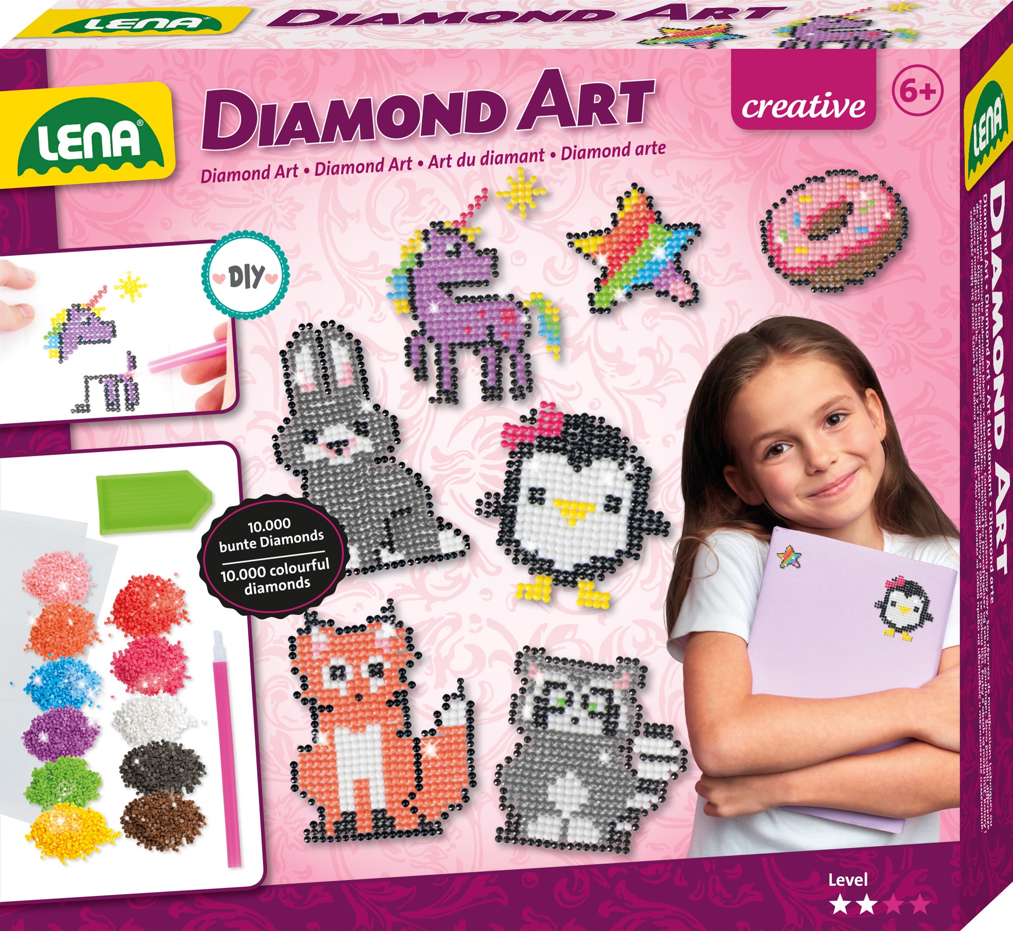 3D stickers med små diamantperler - Legetøj fra Captoy