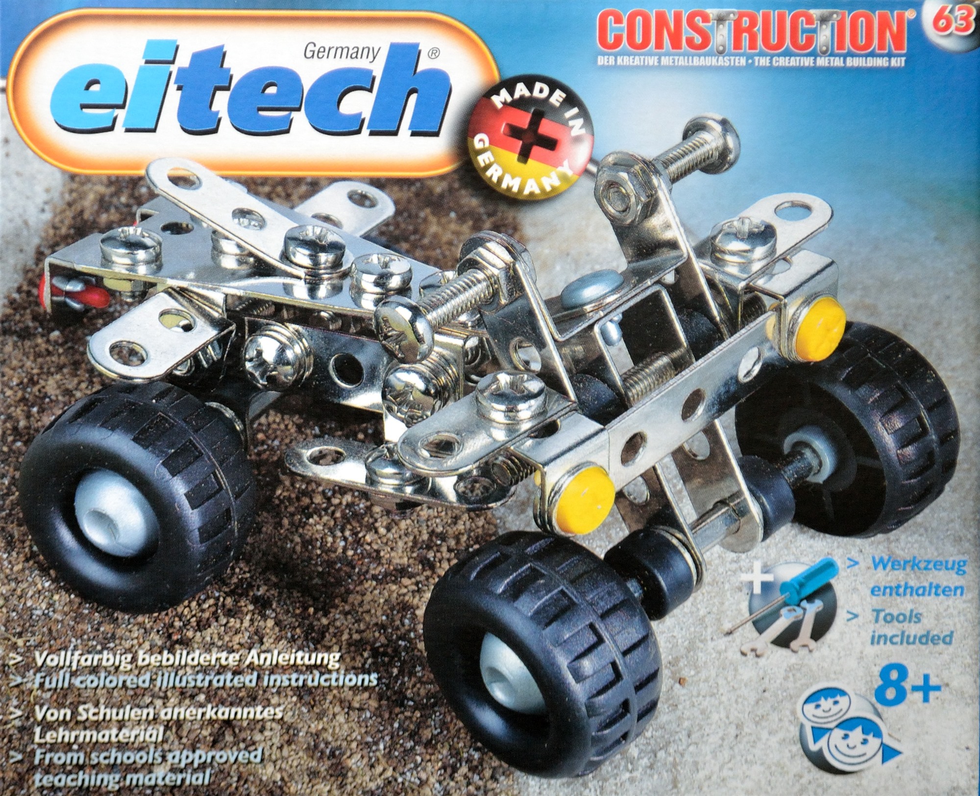 Eitech metalbyggesæt - Byg en buggy - ATV - Legetøj fra Captoy