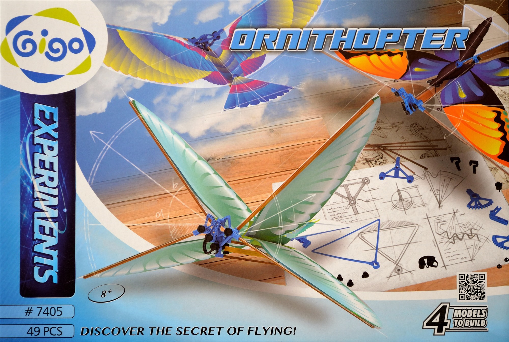 GI-7405 Ornithopter - Flyver med vinger.