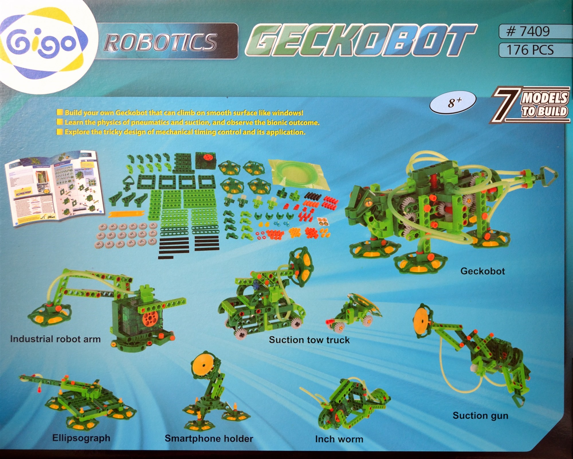 Gigo 7409 Geckobot - Pneumatik / lufttryk robot
