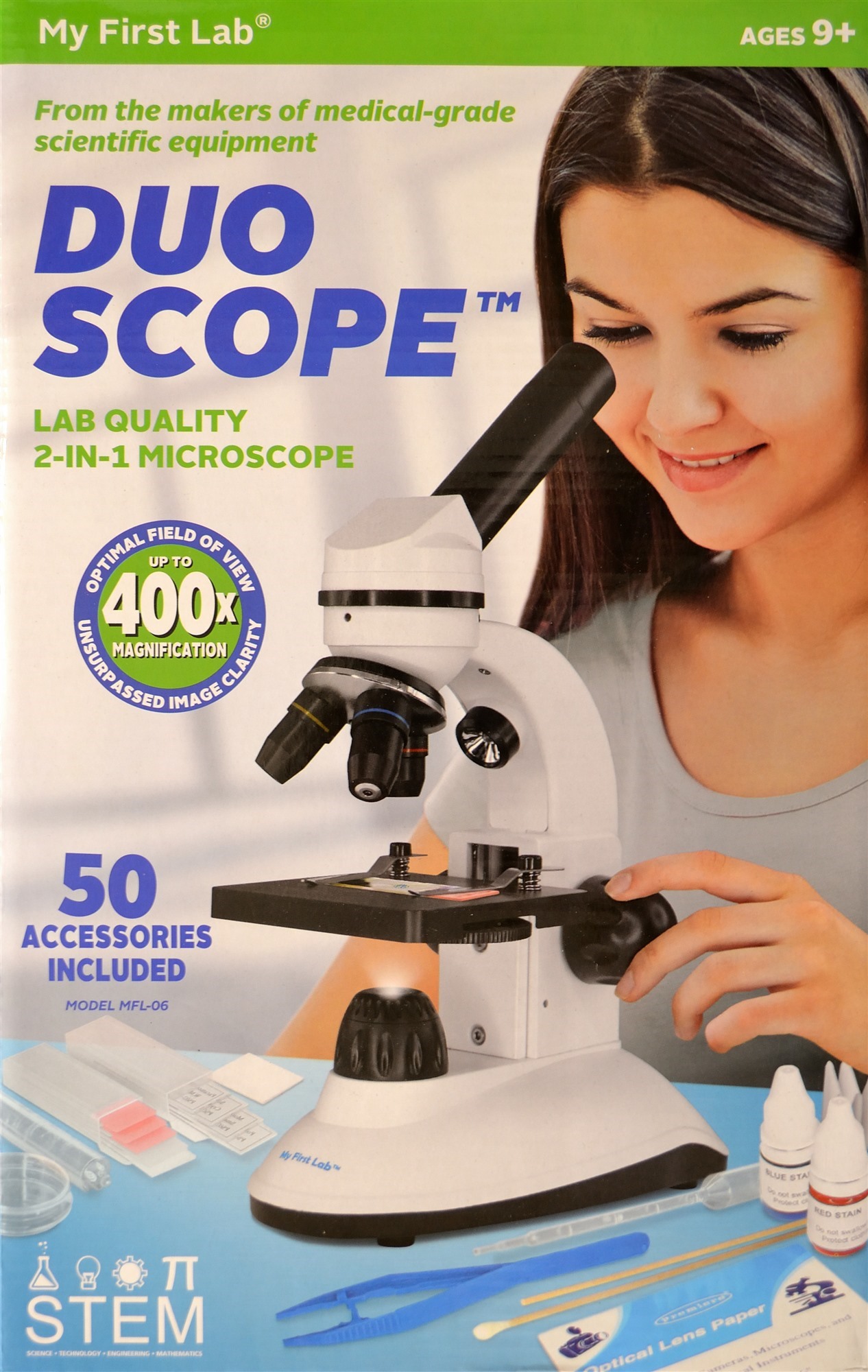 Mikroskop - 2 funktioner i et (duo-skop) II