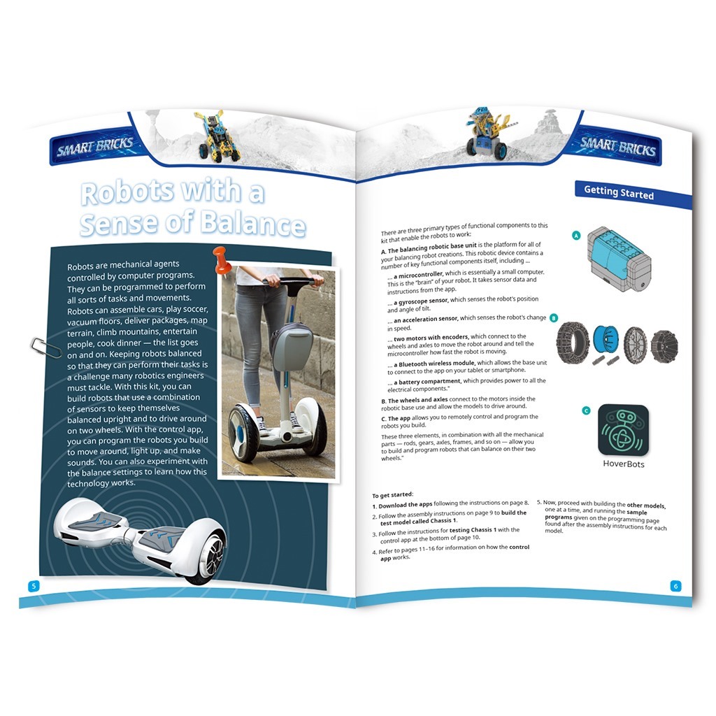 GI-7433 - Hover-bot robotter: Programmerbar balance robotter