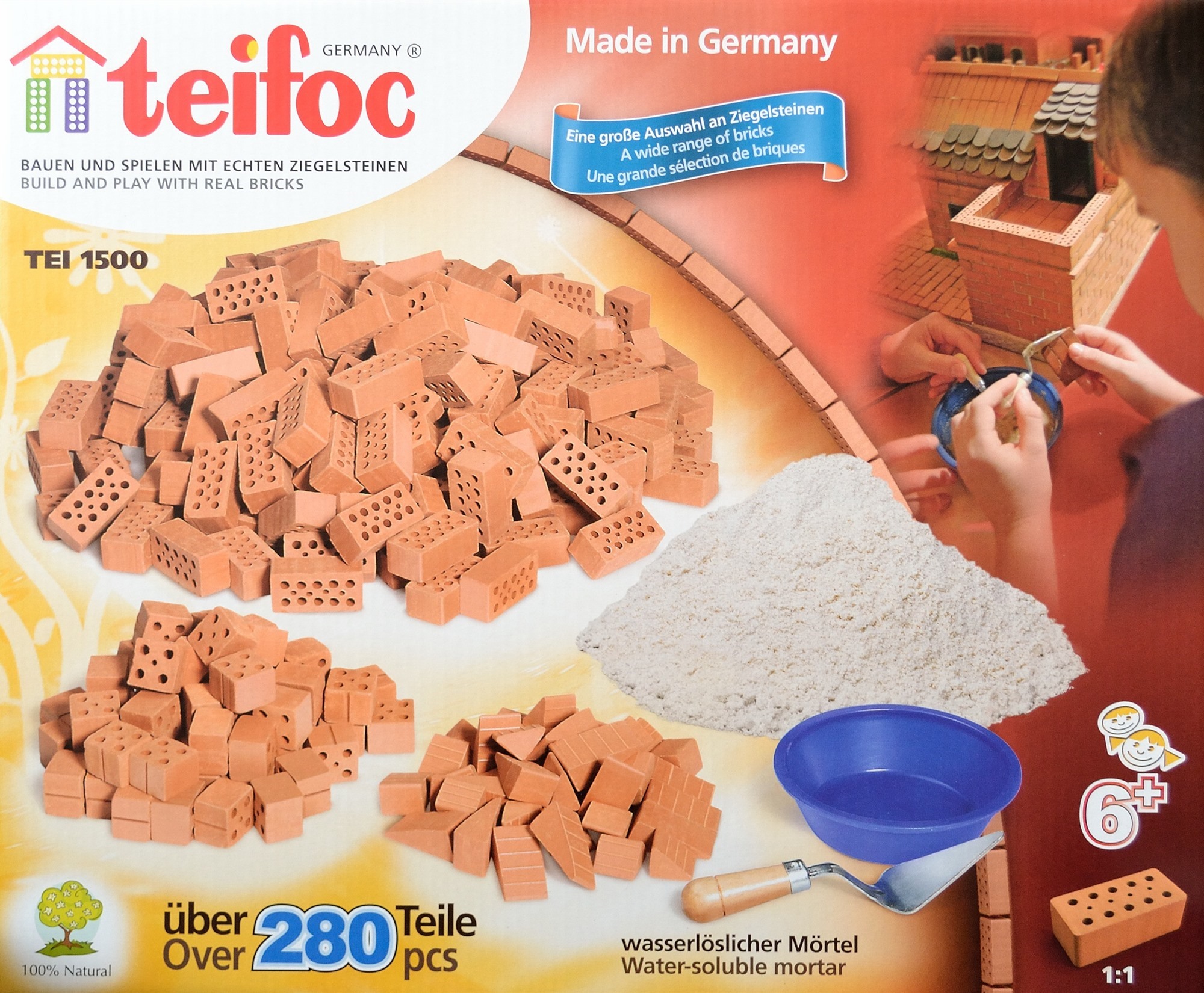 Teifoc mini mursten - start / suppleringssæt