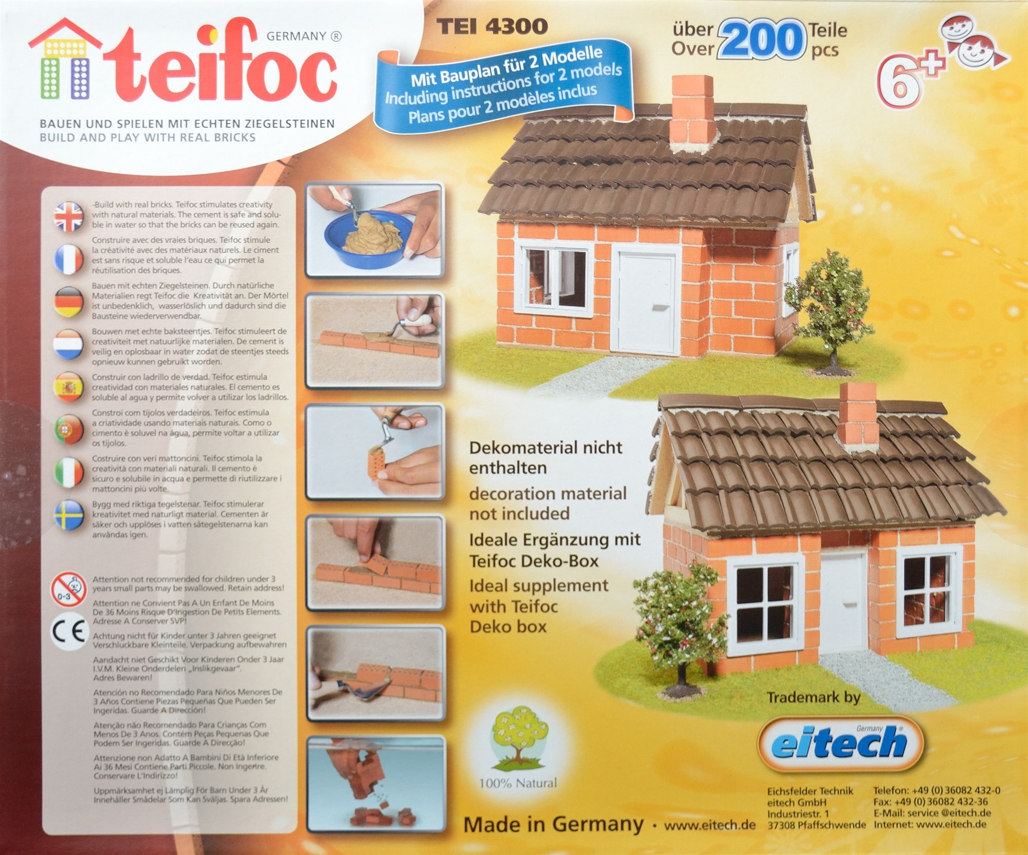 Teifoc 4300 - Byg et hus med mini-mursten